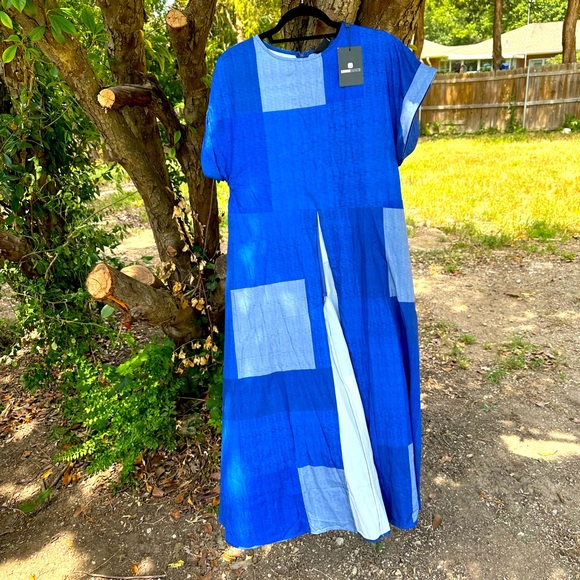 STYLEWE | Tops | Nwt Stylewe Shades Of Blue Patchwork Top Perfect For ...